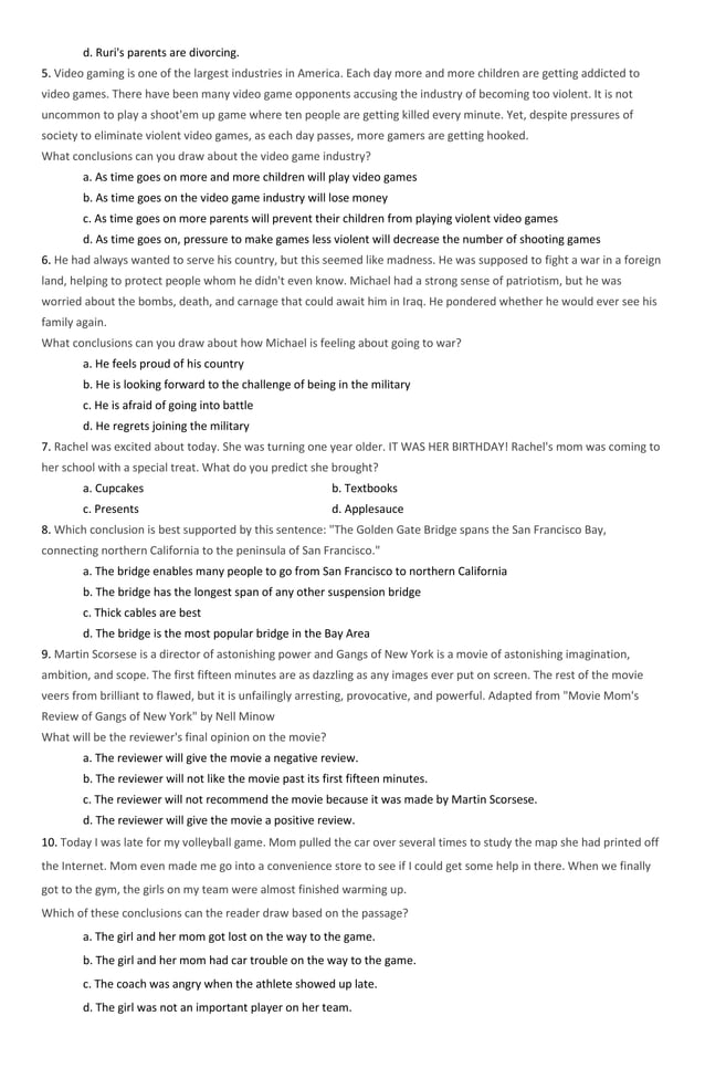 Making inference | DOCX | Dogs | Pets