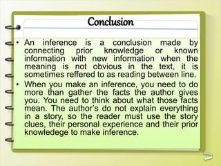 Making inference | PPTX