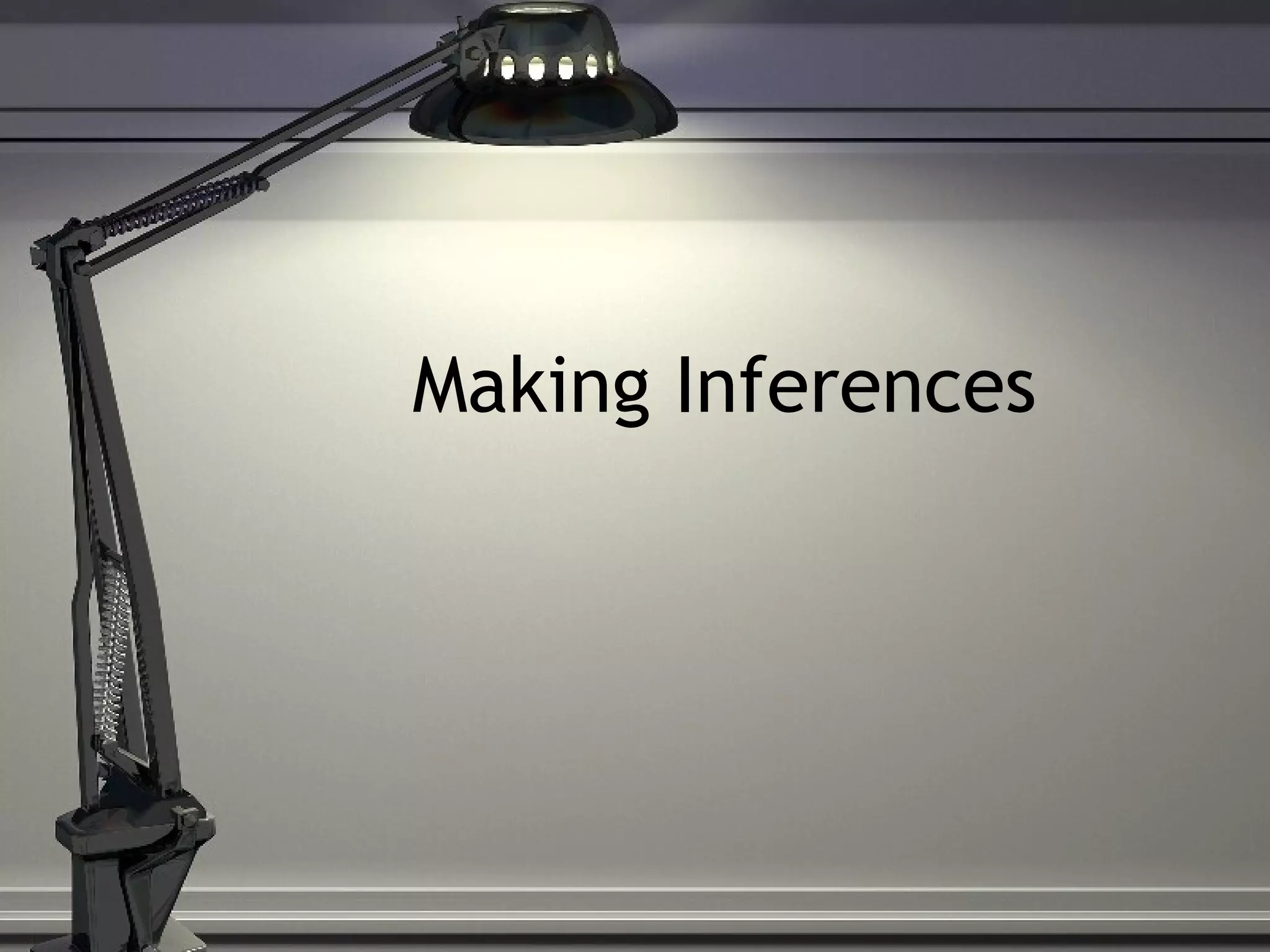 Making inferences | PPT