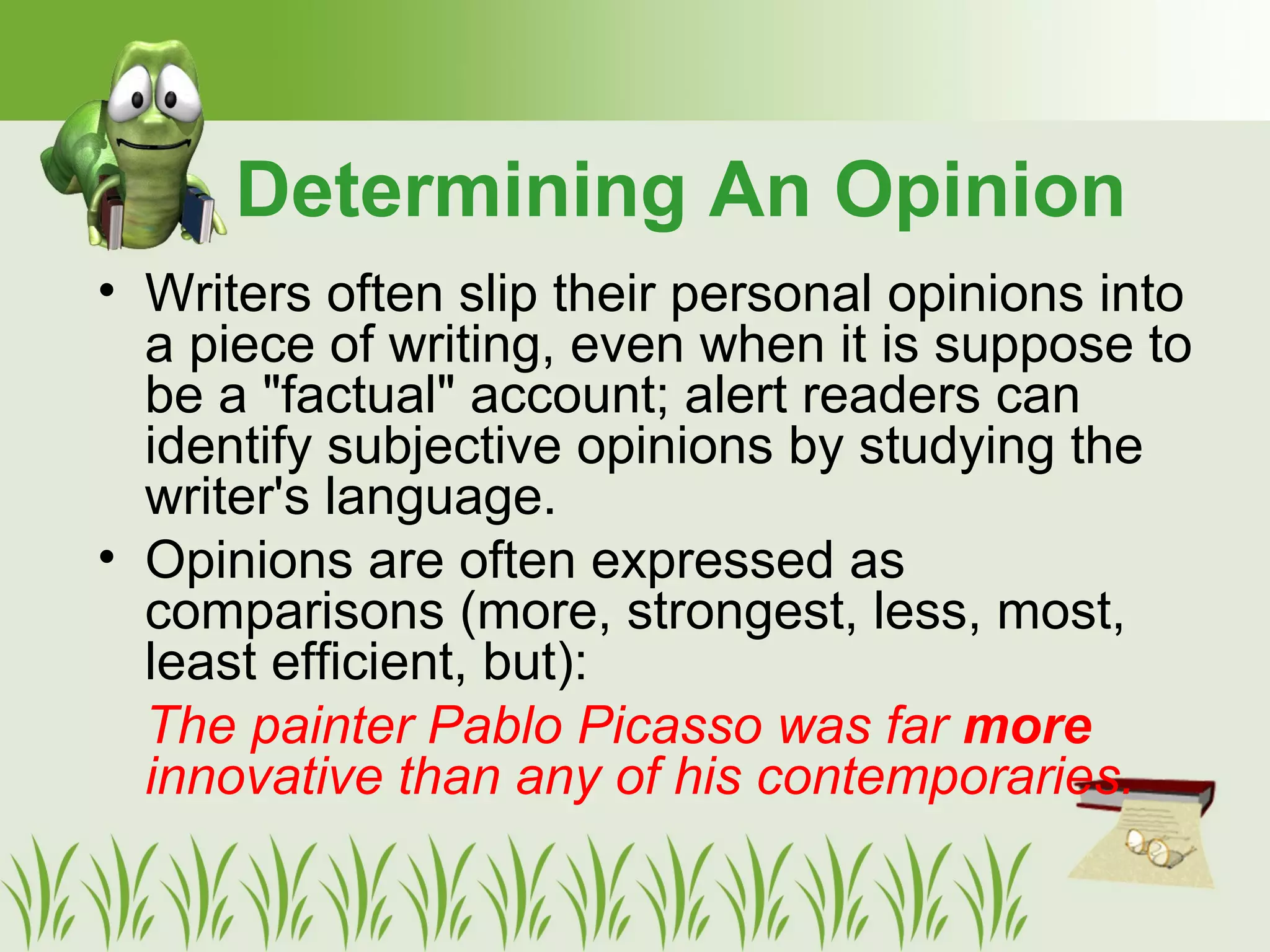 Making inferences and drawing conclusions | PPT