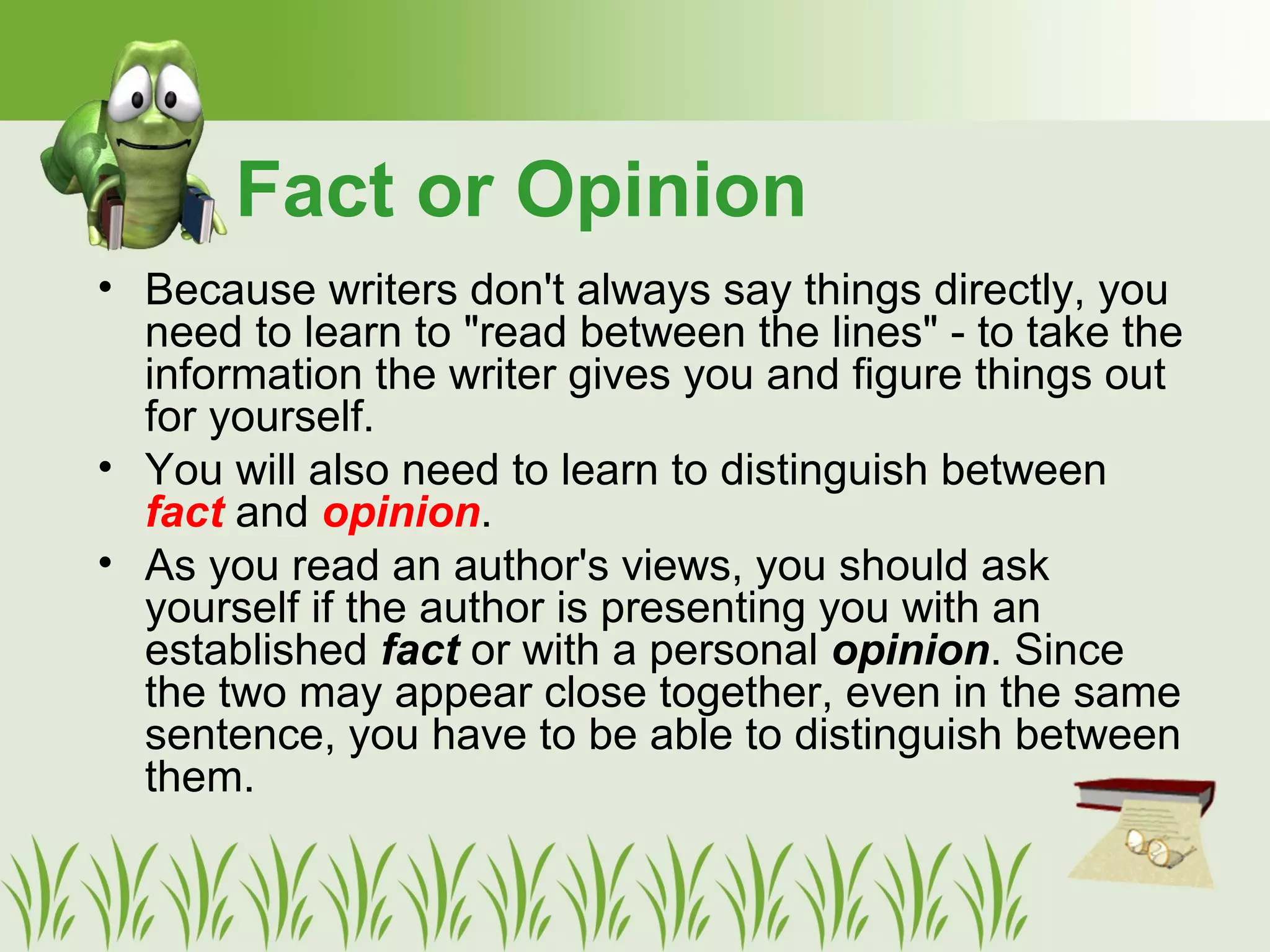 Making inferences and drawing conclusions | PPT