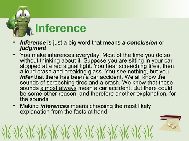 Making inferences and drawing conclusions | PPT