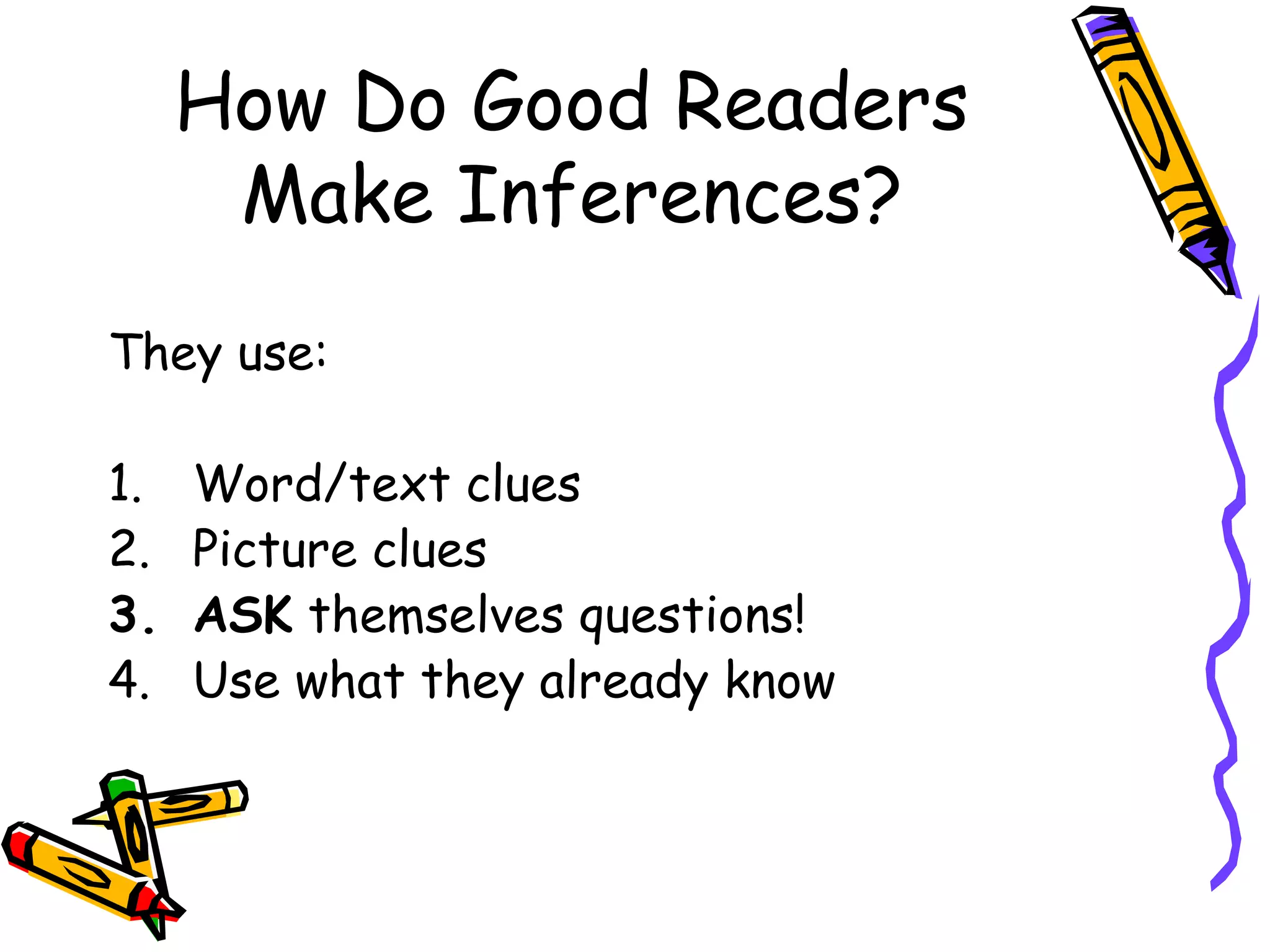 Making inferences first lesson | PPT