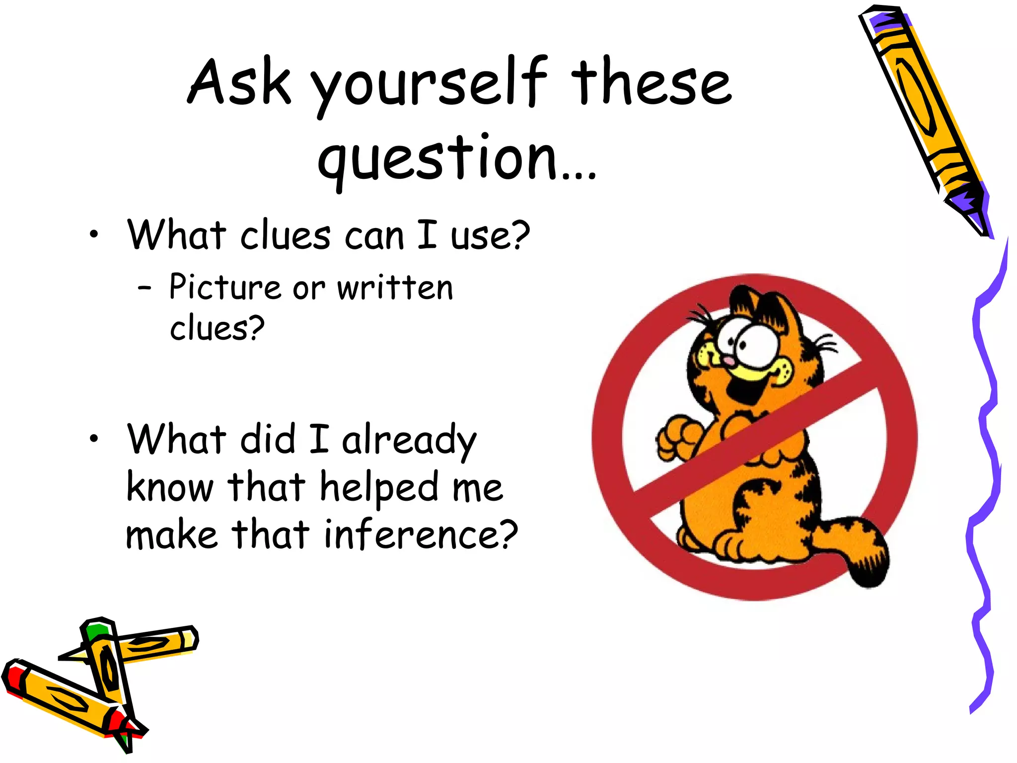 Making inferences first lesson | PPT