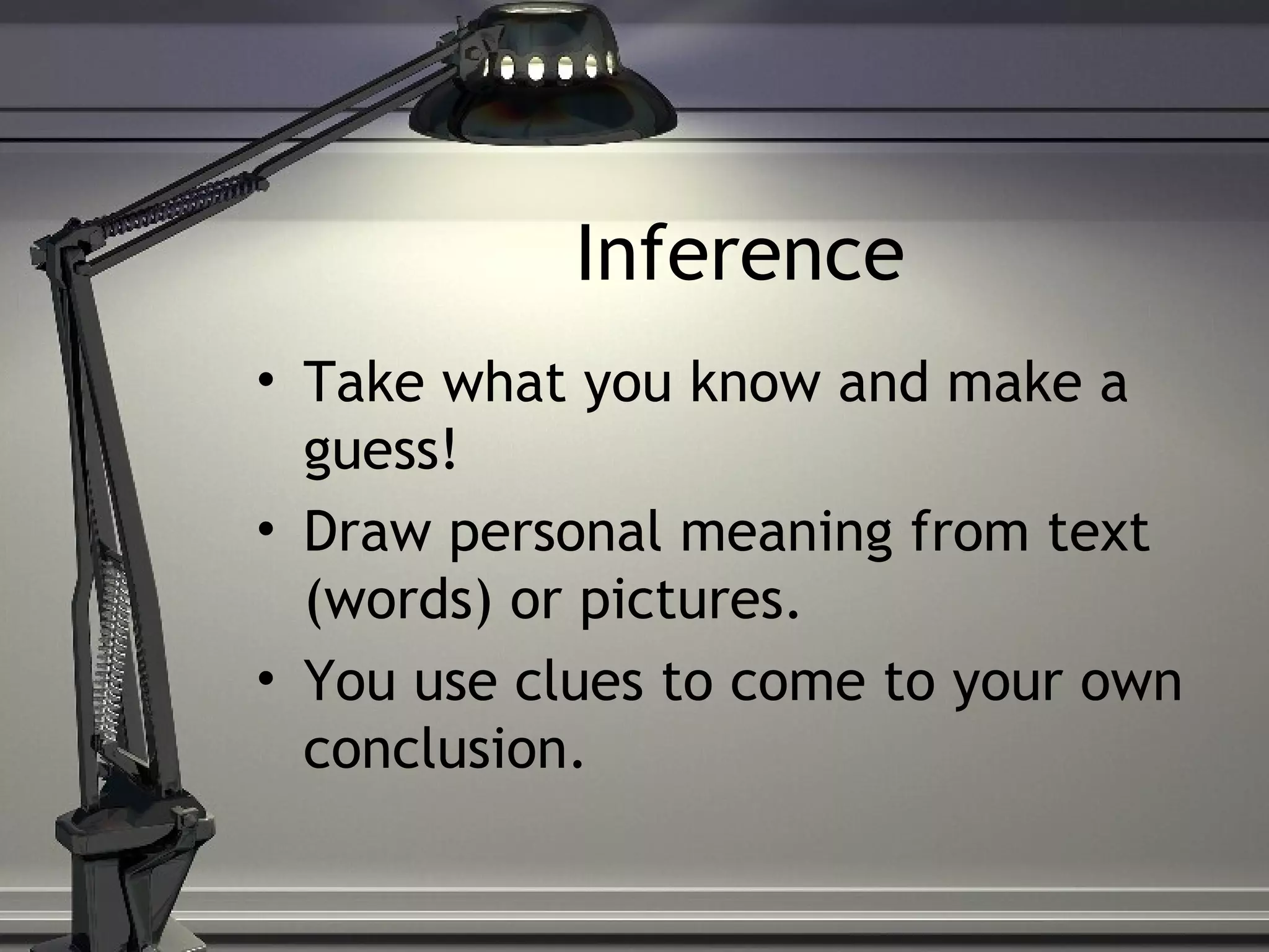 Making inferences power point | PPT