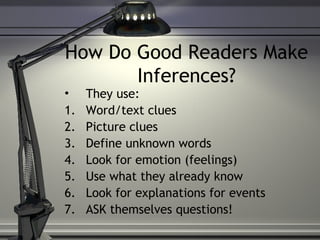 Making inferences power point | PPT