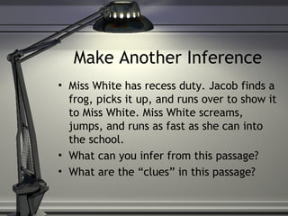 Making inferences power point | PPT