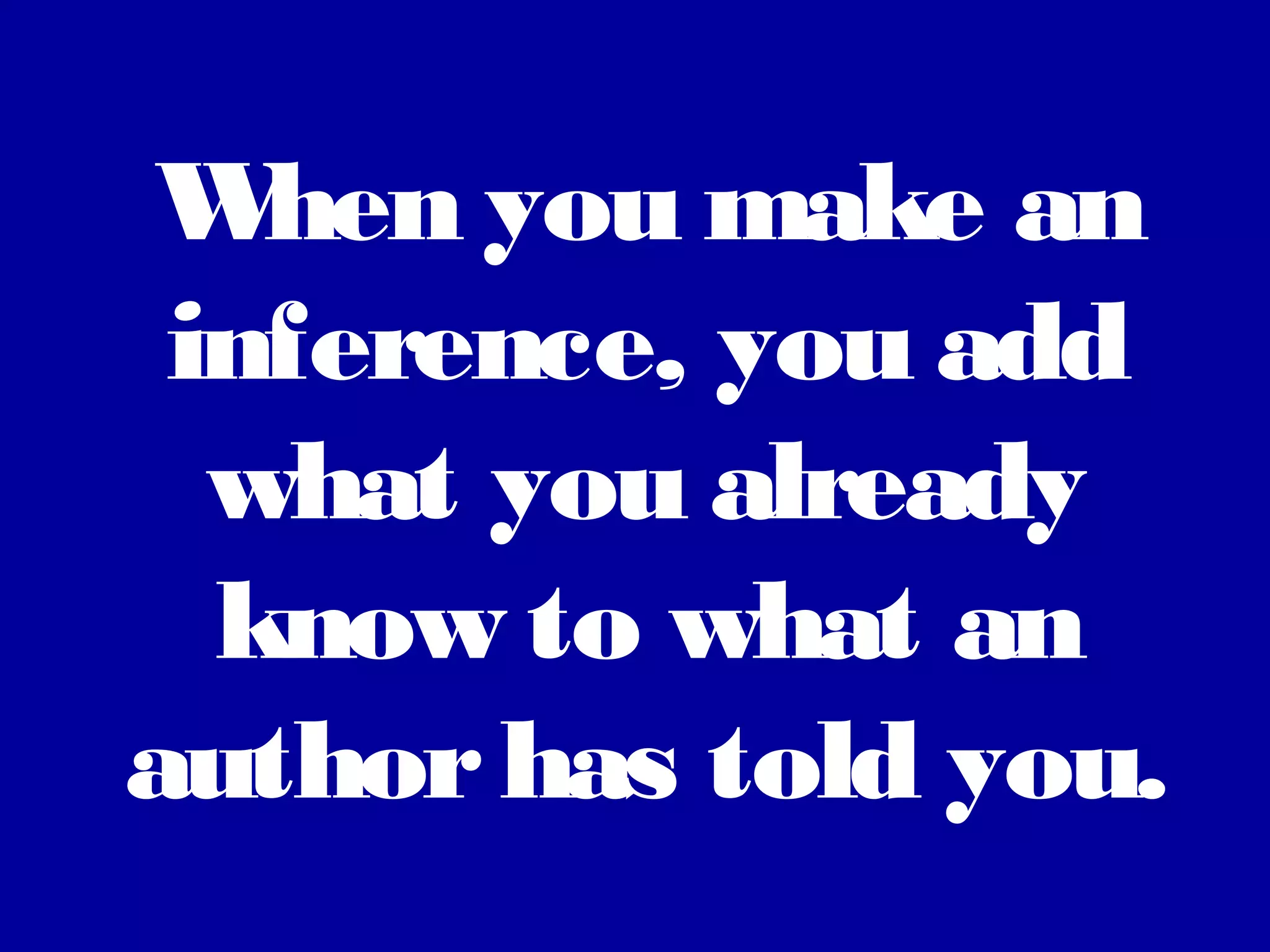 Making inferences ppt | PPT