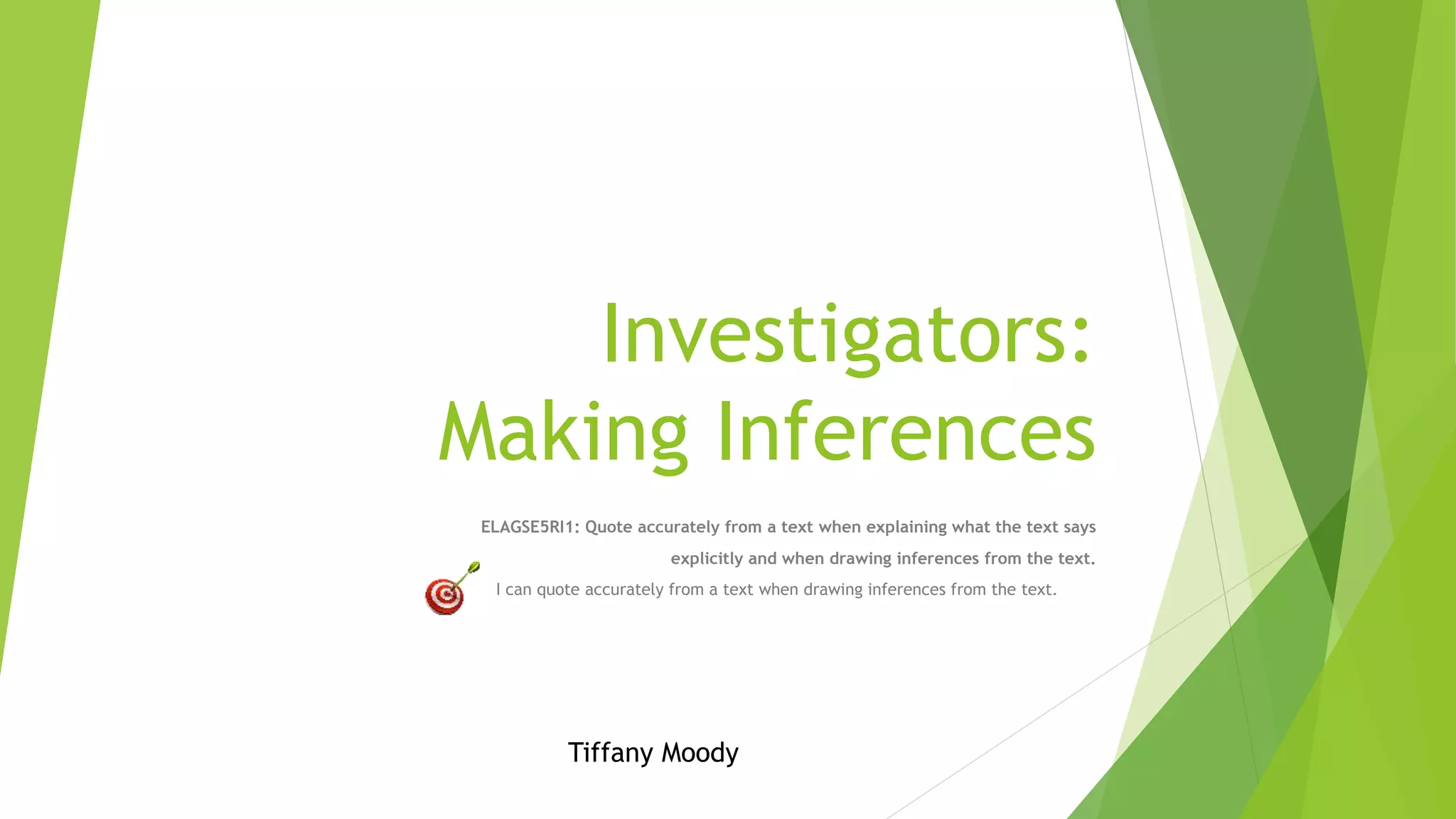 Making Inferences | PPT