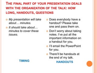 Making introductions in presentation | PPT