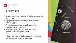 Making Learner Connections in a MakerSpace | PPTX