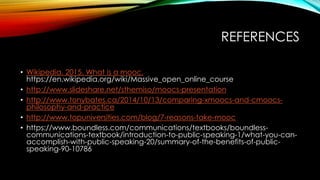 A PRESENTATION ON MOOCs | PPTX