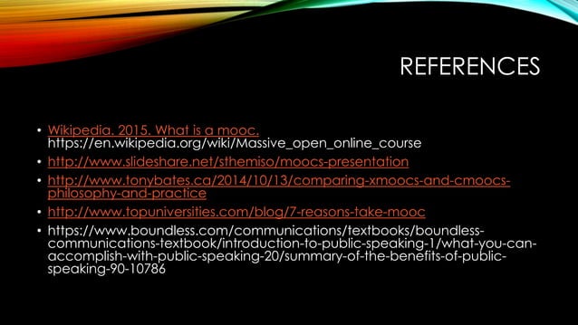 A PRESENTATION ON MOOCs | PPTX