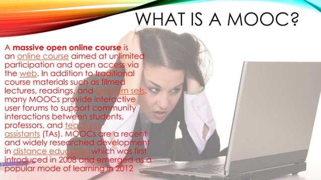 A PRESENTATION ON MOOCs | PPTX