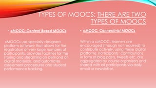 A PRESENTATION ON MOOCs | PPTX