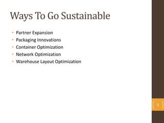 Green Logistics | PPT