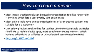 Making memes and animated gifs for learning | PPT
