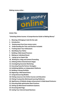 Making money onlion.pdf