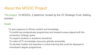 Making MOOCs and changing open educational practices | PPTX | Web Development | Internet