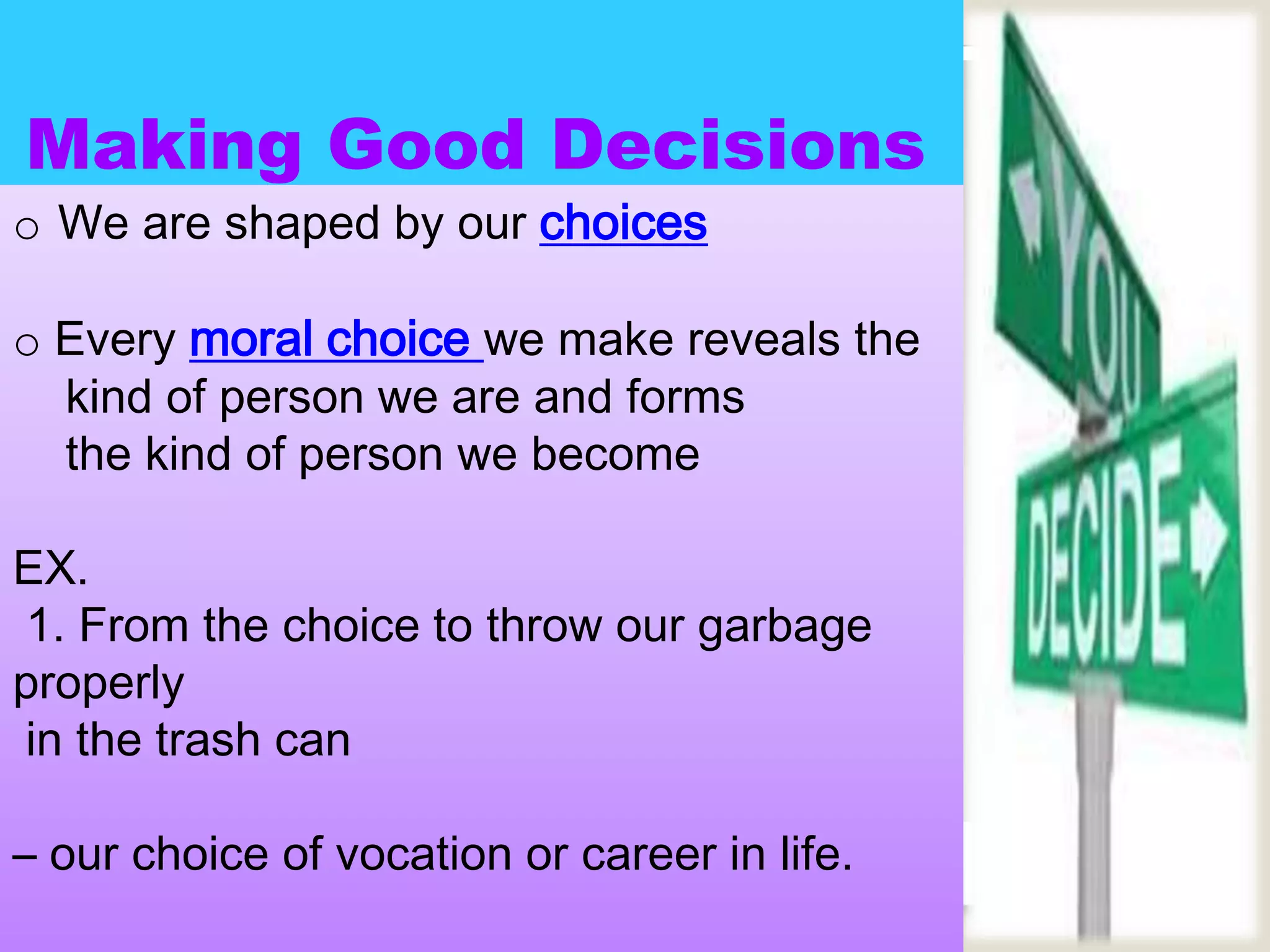 Making Moral Decisions | PPTX