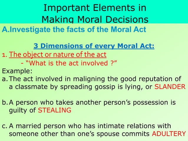 Making Moral Decisions | PPTX
