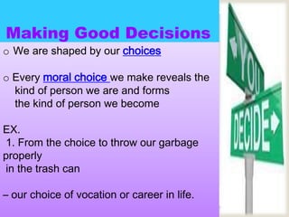 Making Moral Decisions | PPTX