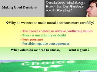Making Moral Decisions | PPTX