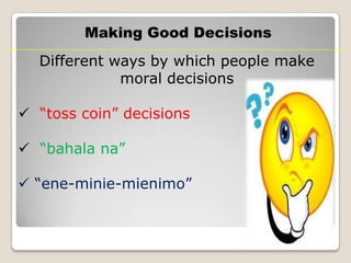 Making Moral Decisions | PPTX