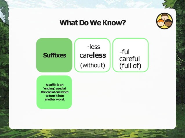 MAKING NOUNS AND ADJECTIVES TO VERBS SUFFIX.pptx