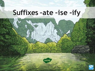 MAKING NOUNS AND ADJECTIVES TO VERBS SUFFIX.pptx