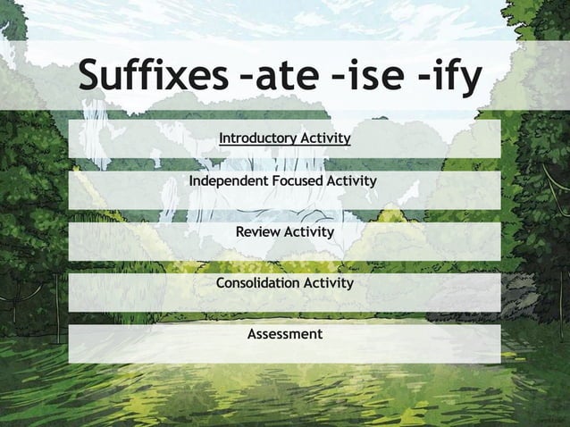 MAKING NOUNS AND ADJECTIVES TO VERBS SUFFIX.pptx