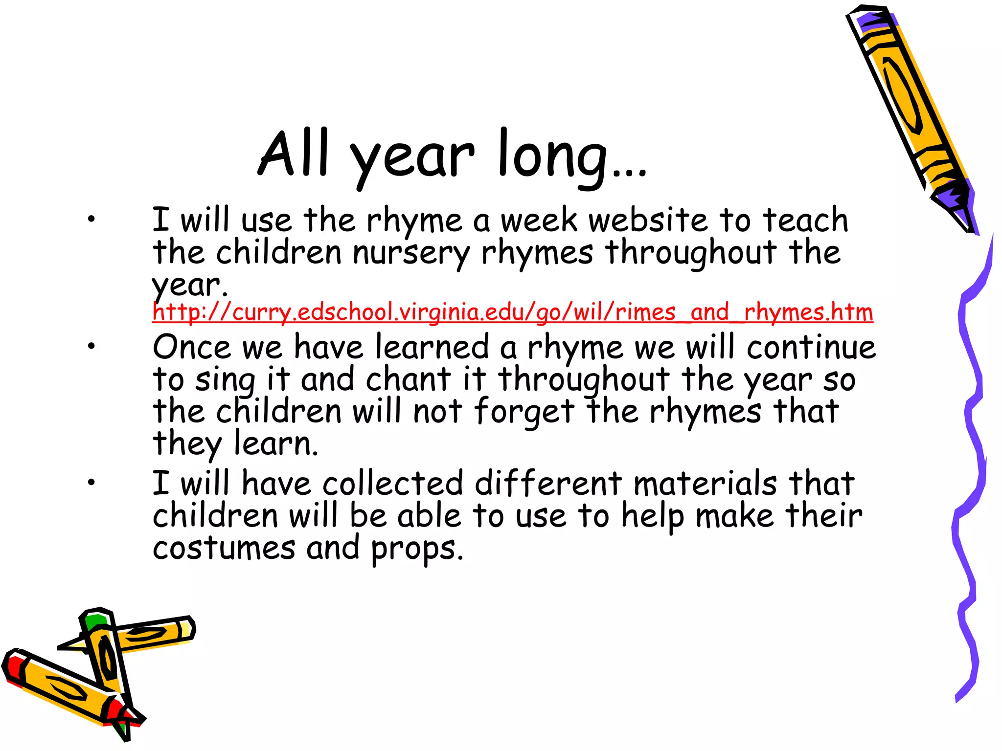 Making Nursery Rhymes Come Alive | PPT