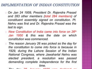 Making of indian constitution | PPTX
