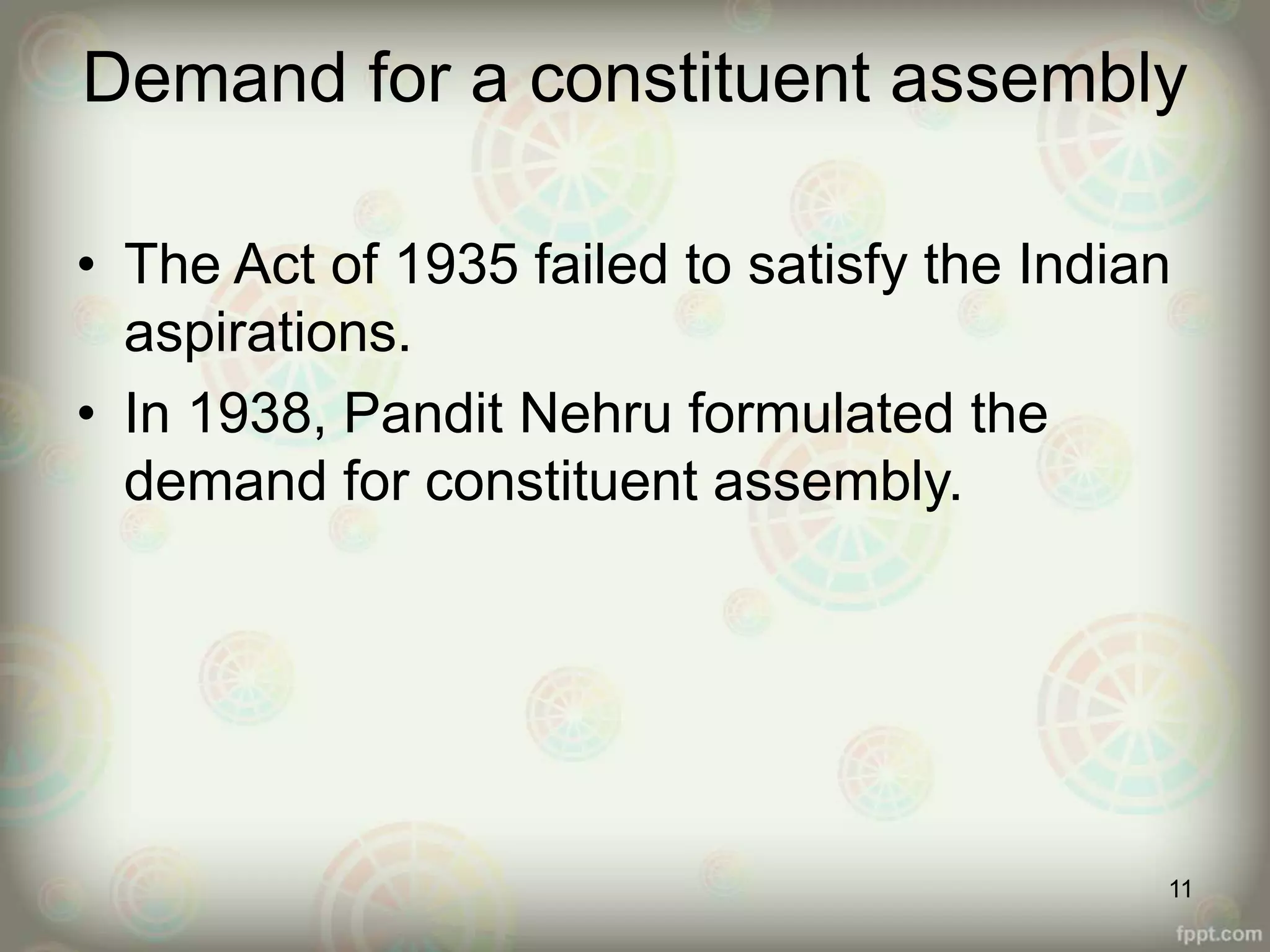 Making of indian constitution | PPTX