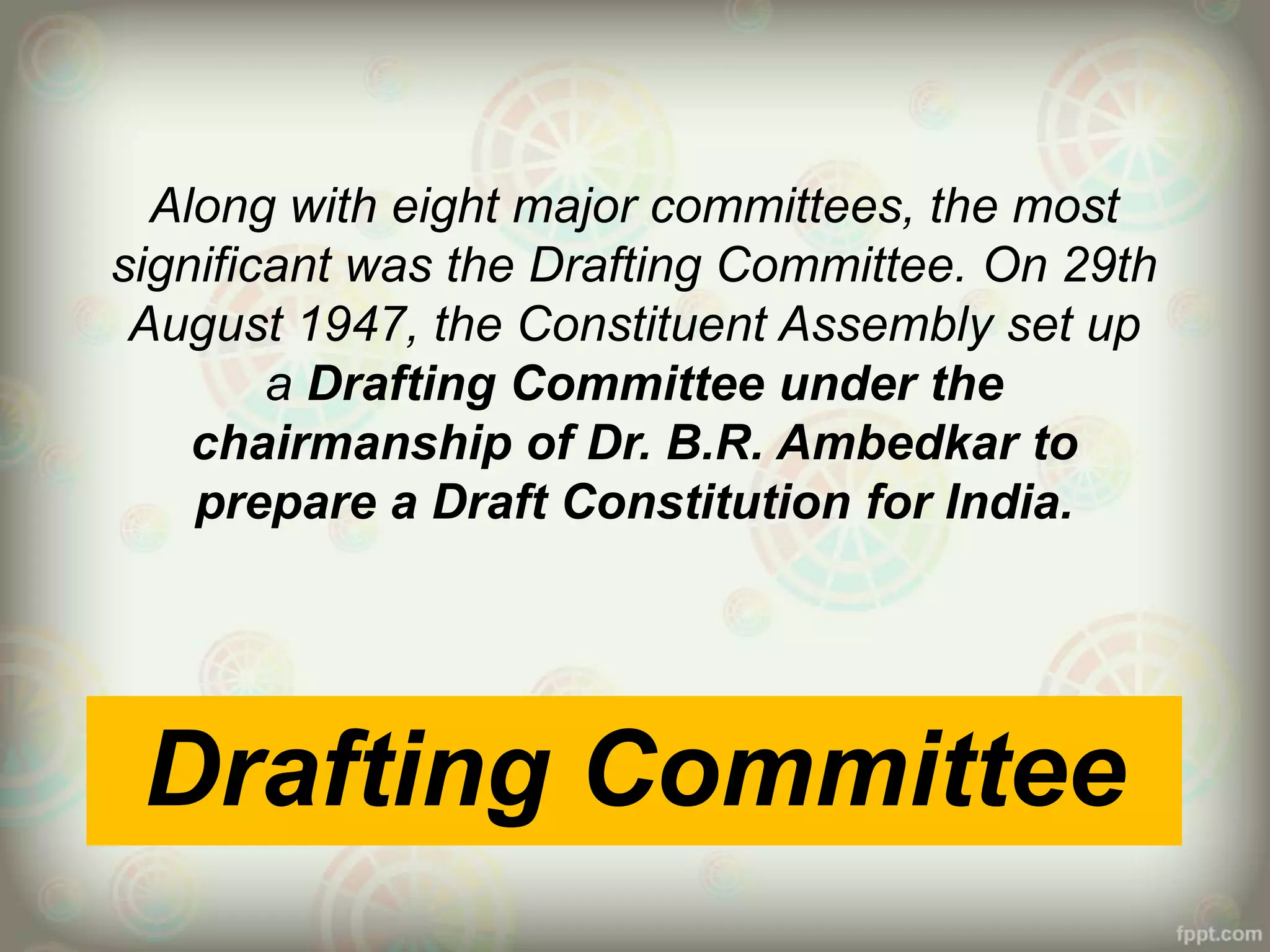 Making of indian constitution | PPTX