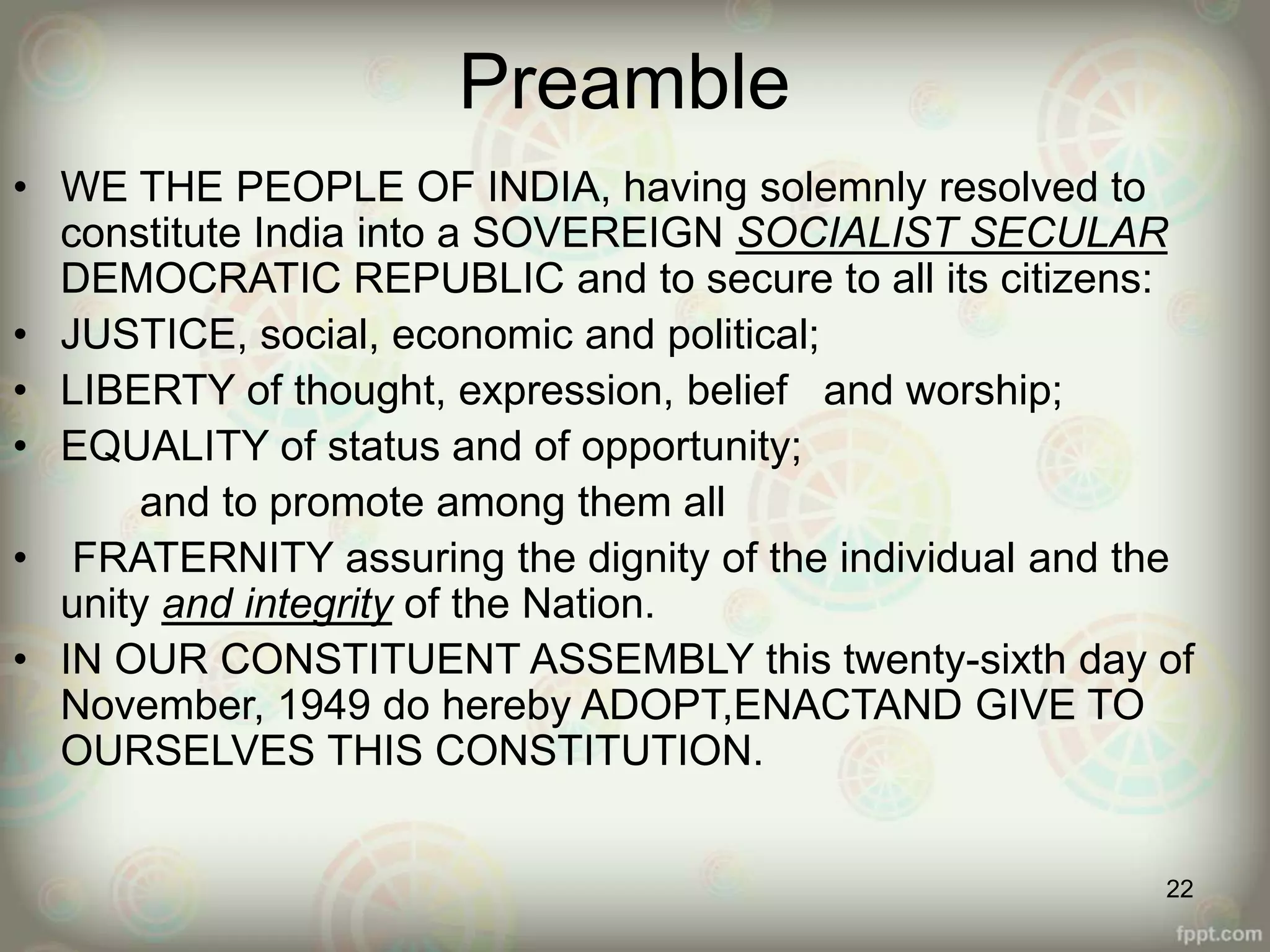 Making of indian constitution | PPTX