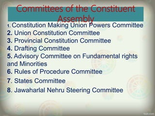 Making of indian constitution | PPTX