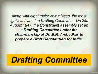 Making of indian constitution | PPTX