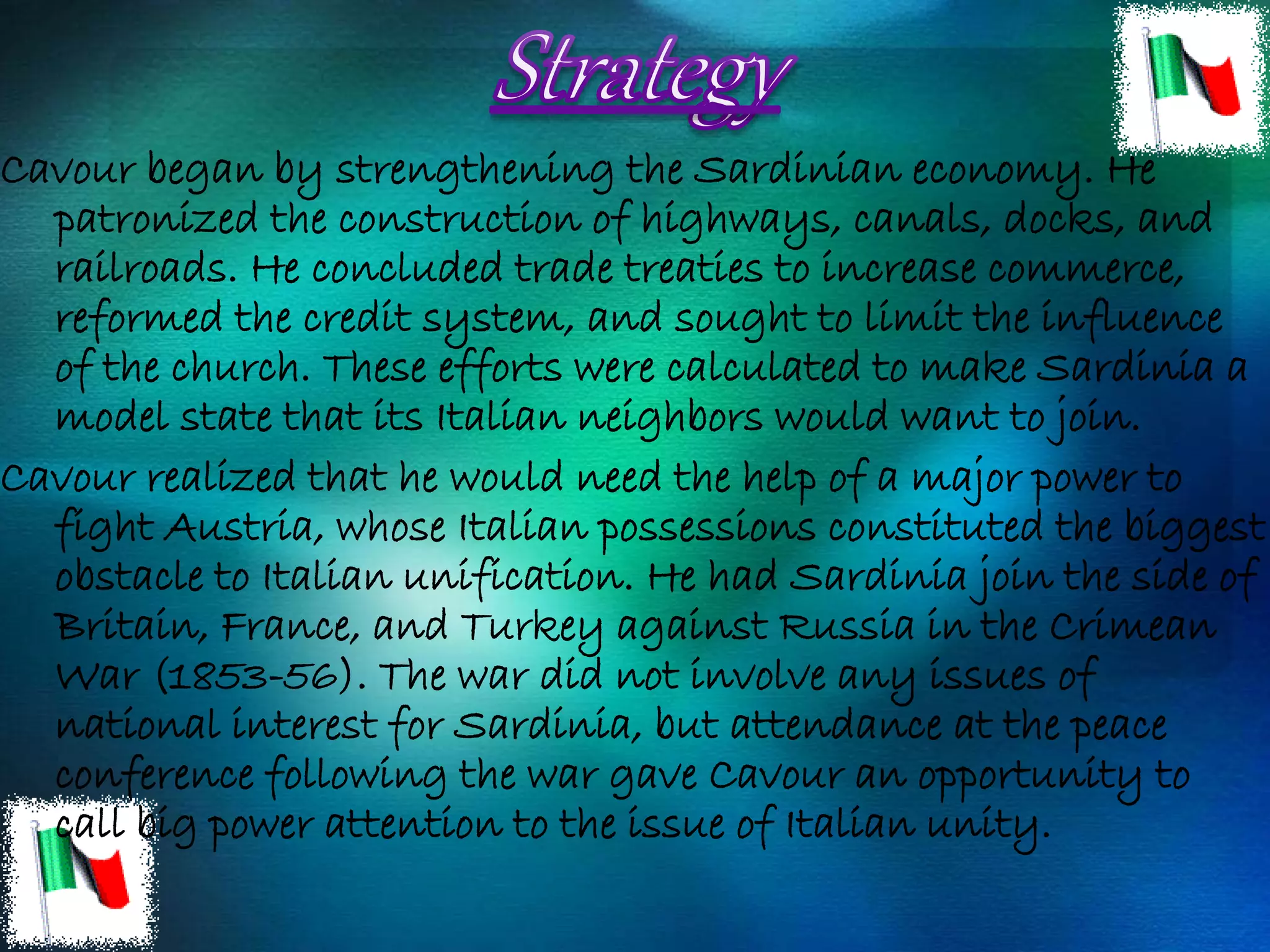 Unification of italy | PPTX