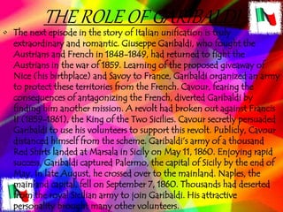 Unification of italy | PPTX