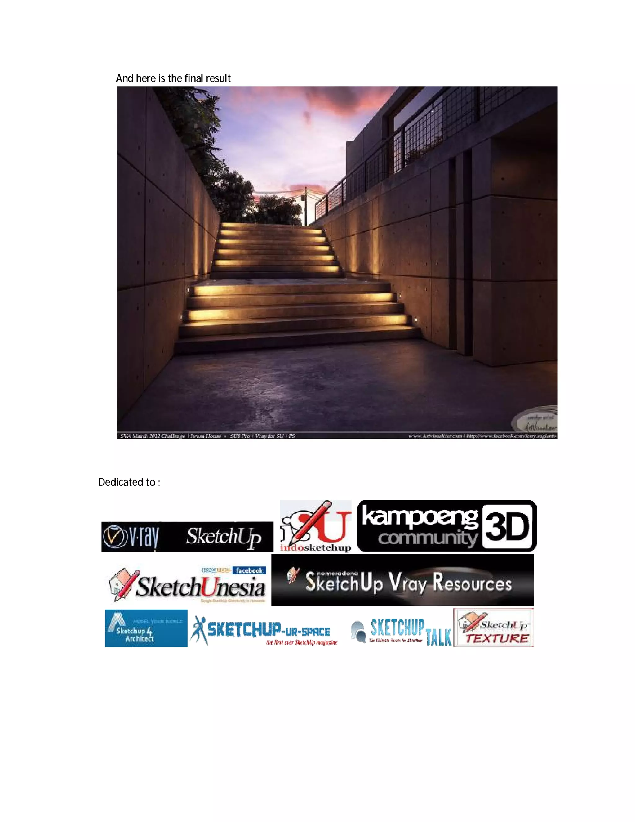 Making of iwasa house render by ferry sugianto | PDF