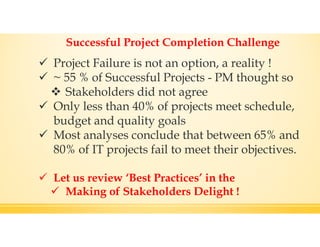 Making of Stakeholders Delight | PDF