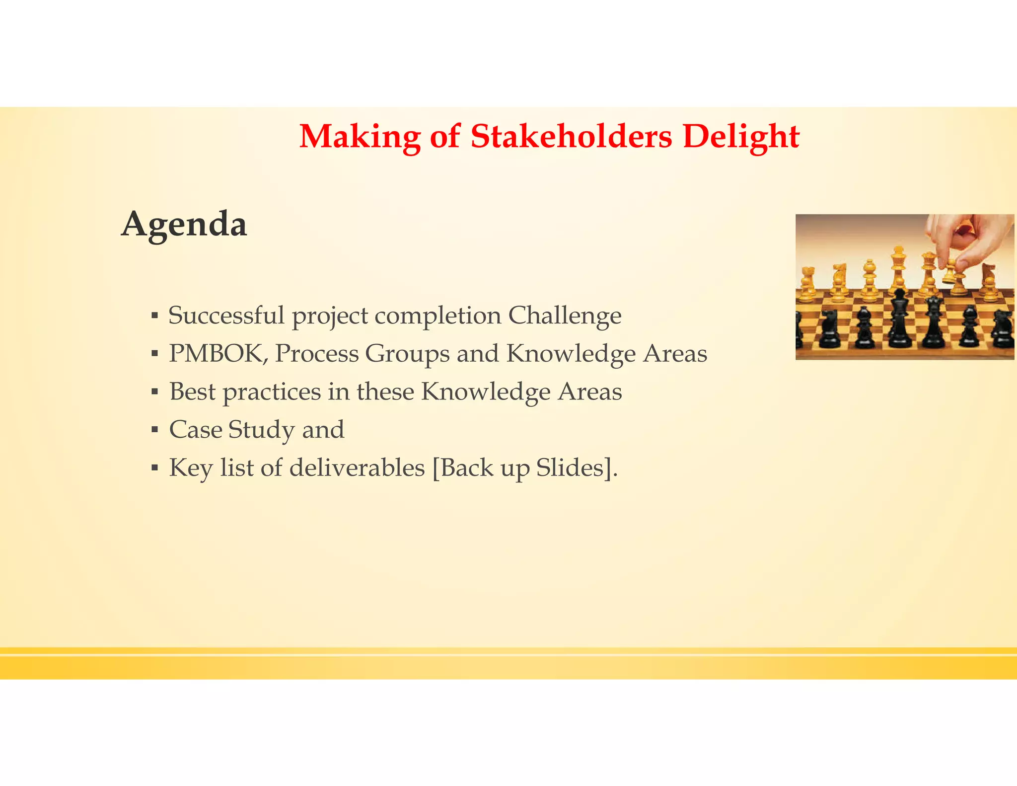 Making of Stakeholders Delight | PDF