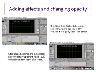 Making of the cast and crew credits | PPT