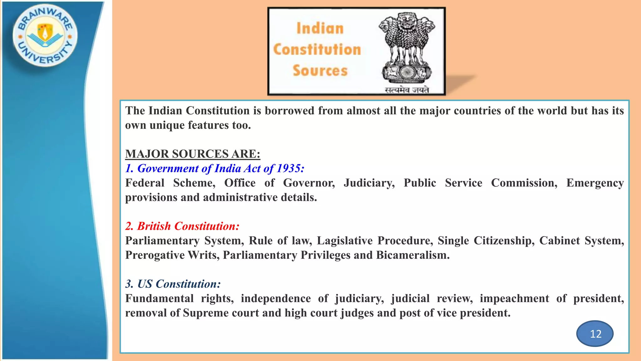 Making of the constitution | PPTX