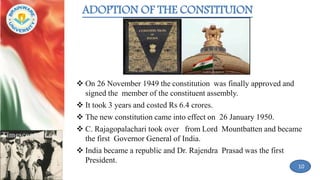 Making of the constitution | PPTX