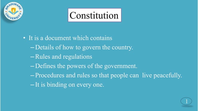 Making of the constitution | PPTX
