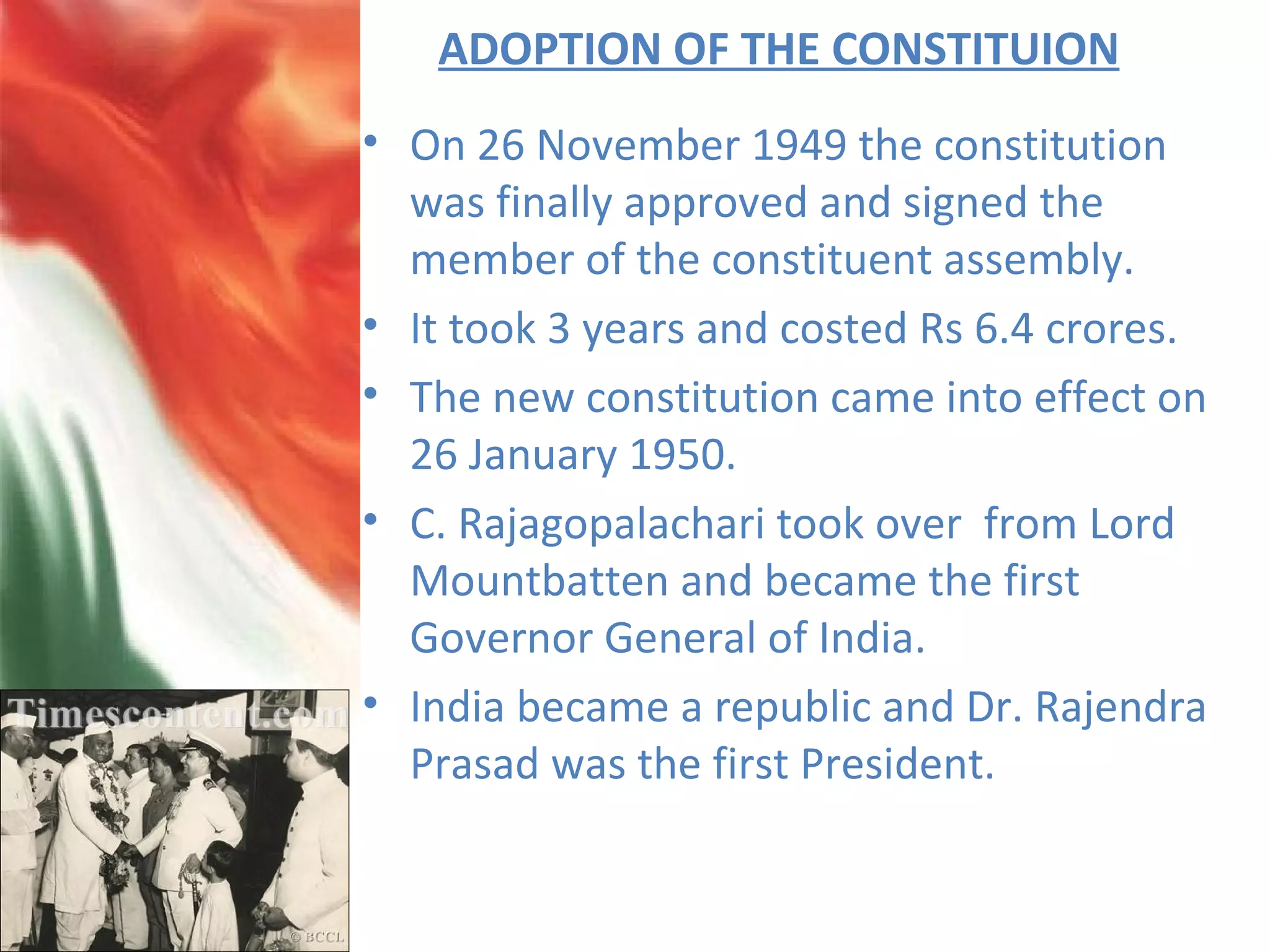 Making of the constitution | PPT