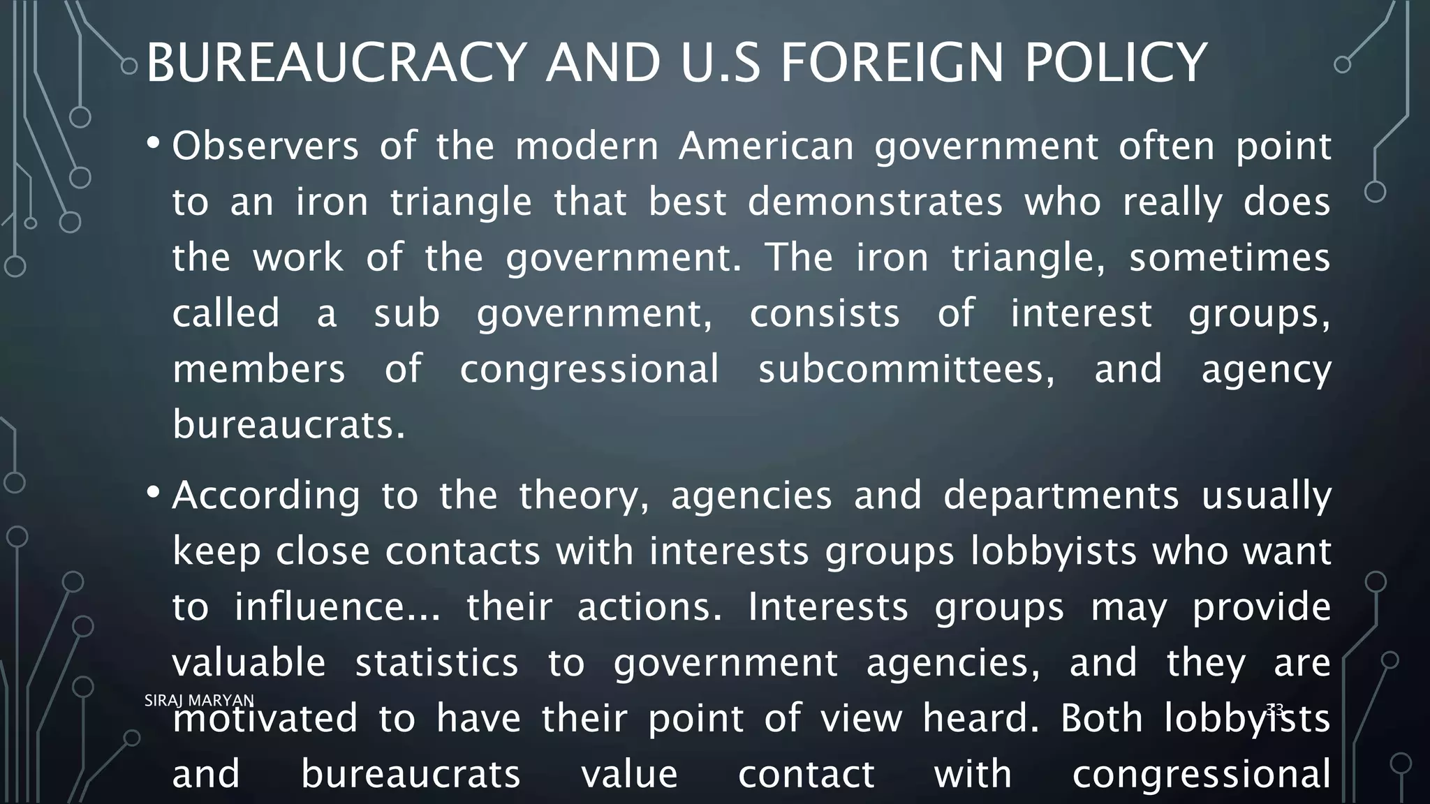 Making of the u.s foreign policy | PPTX