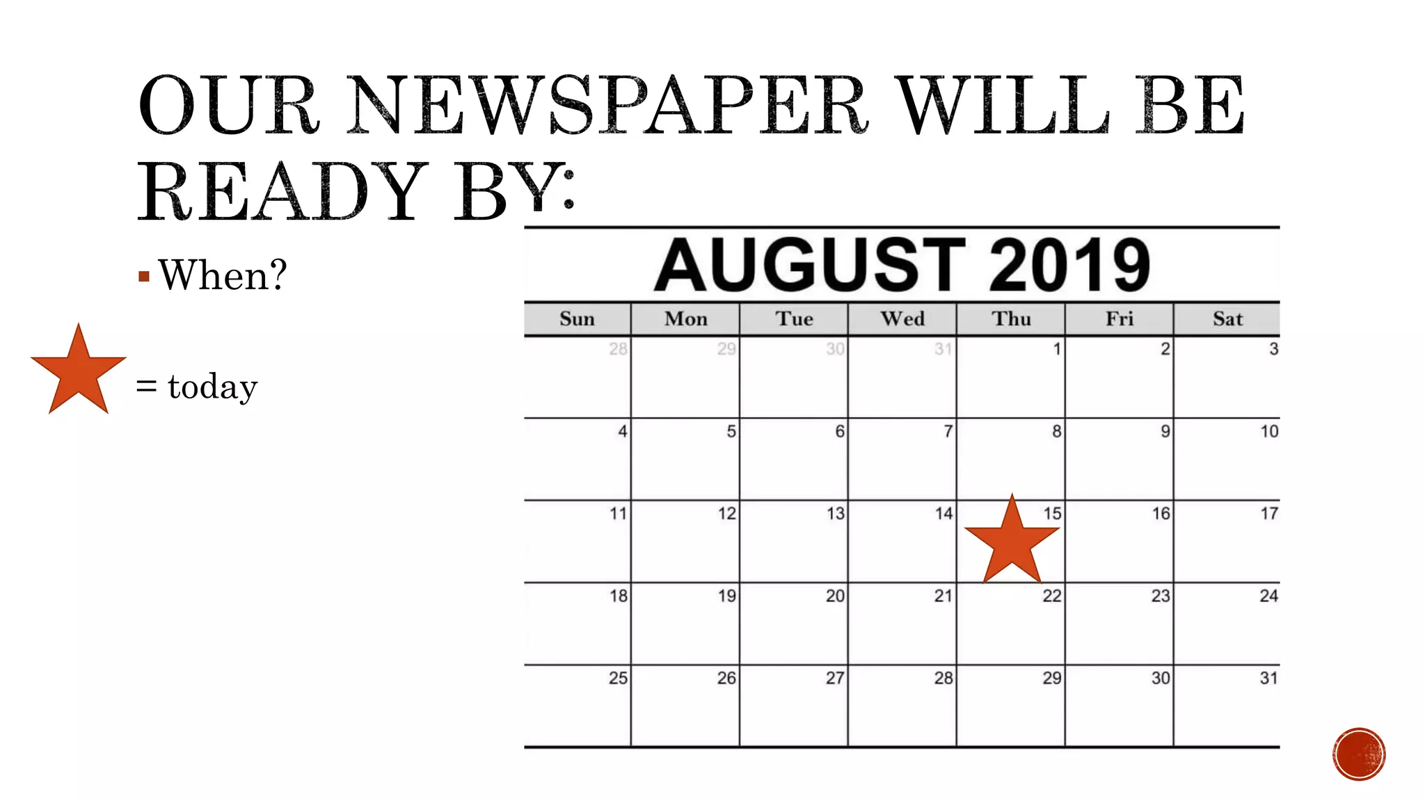 Making our newspaper | PPTX